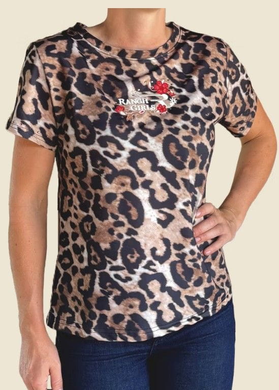 Ranchgirls T-Shirt LAURIE leopard – OSWSA | Profi-Tack